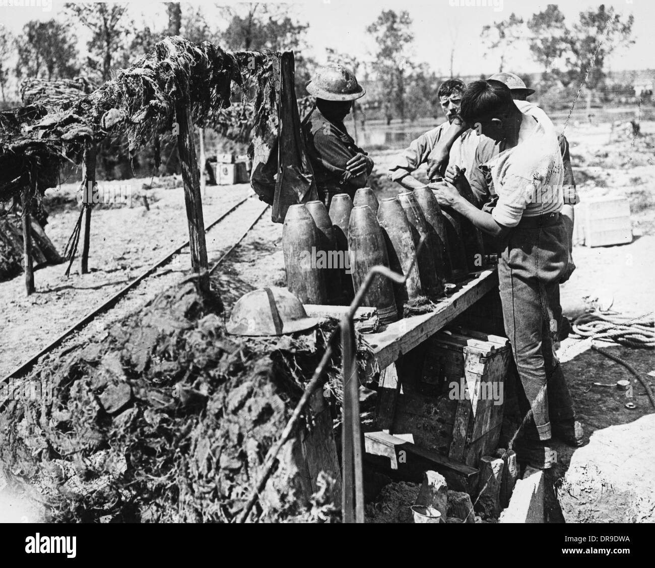 War setting Black and White Stock Photos & Images - Alamy