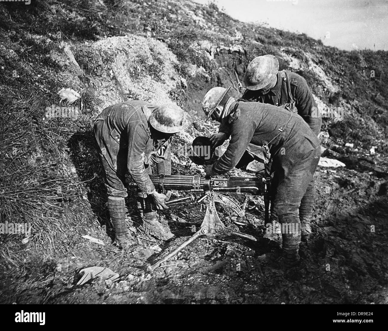 Vickers machine gun hi-res stock photography and images - Alamy