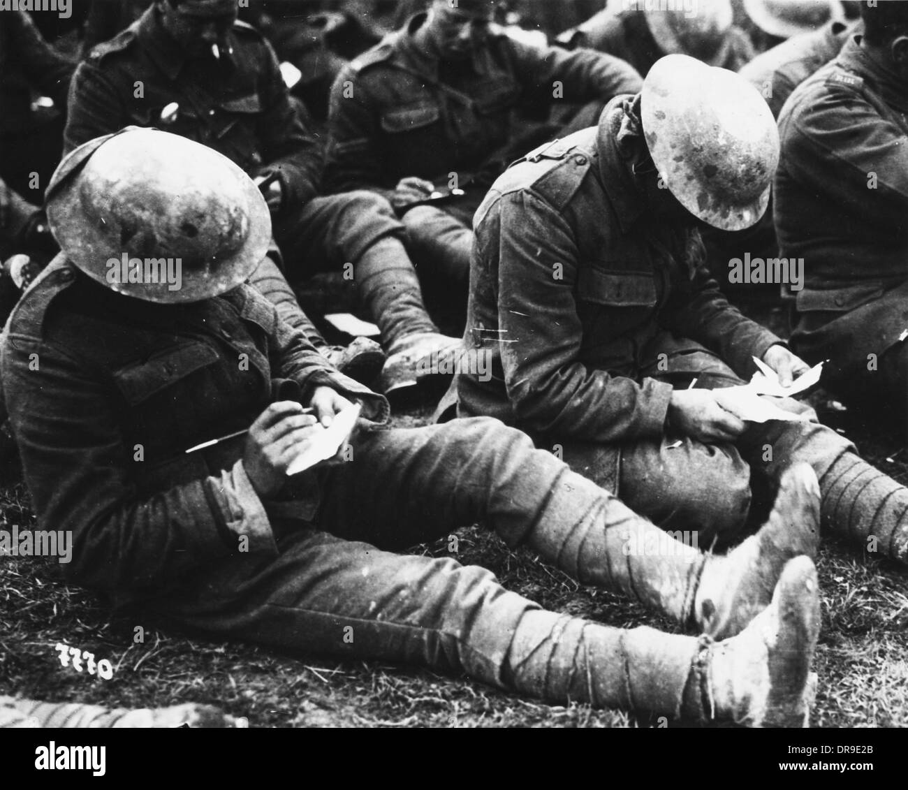 Writing home Black and White Stock Photos & Images - Alamy