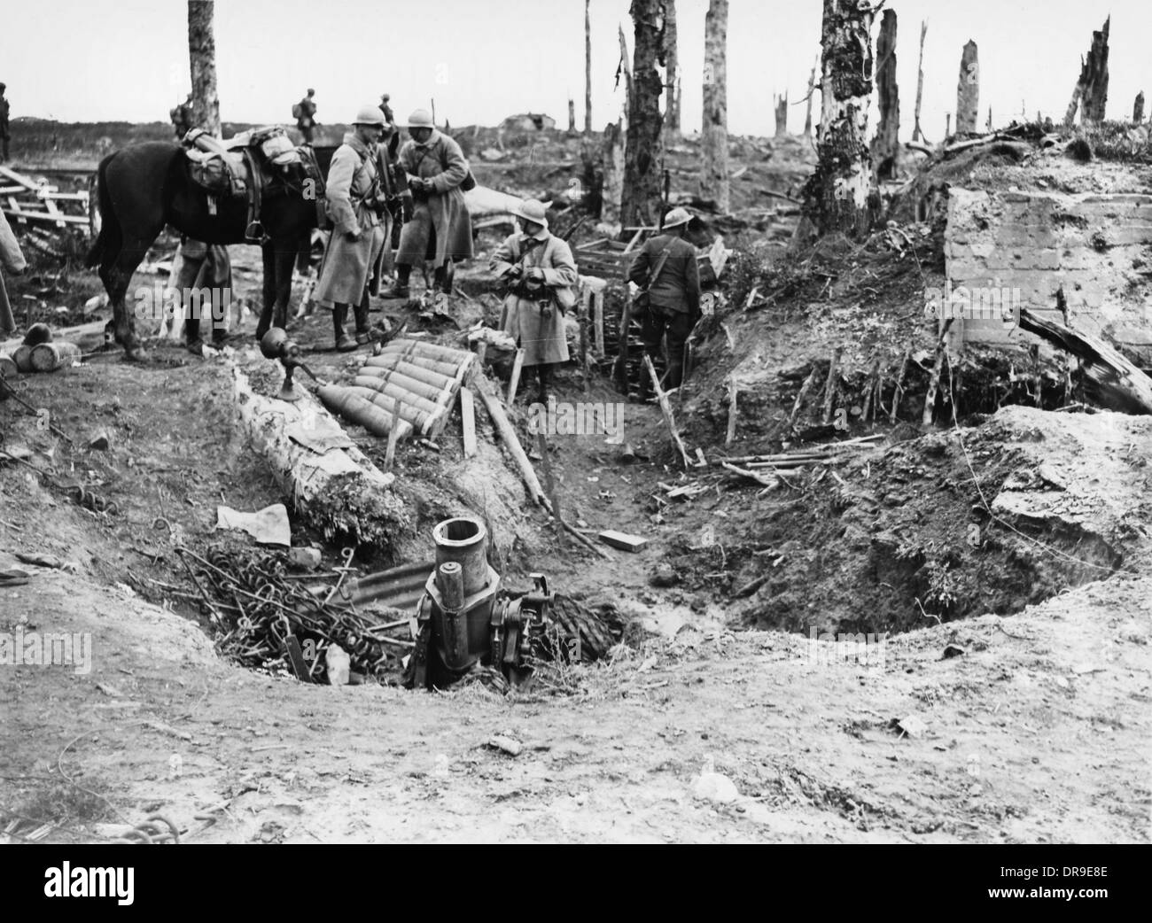 French cavalrymen 1918 Stock Photo - Alamy