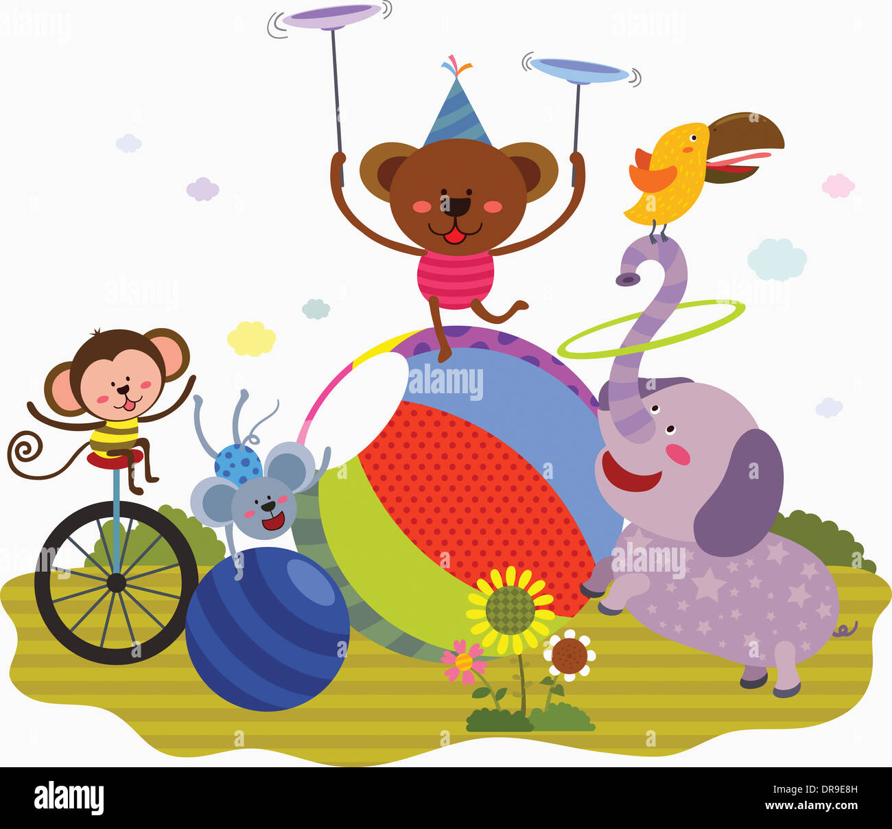 Monkey playing ball hi-res stock photography and images - Alamy