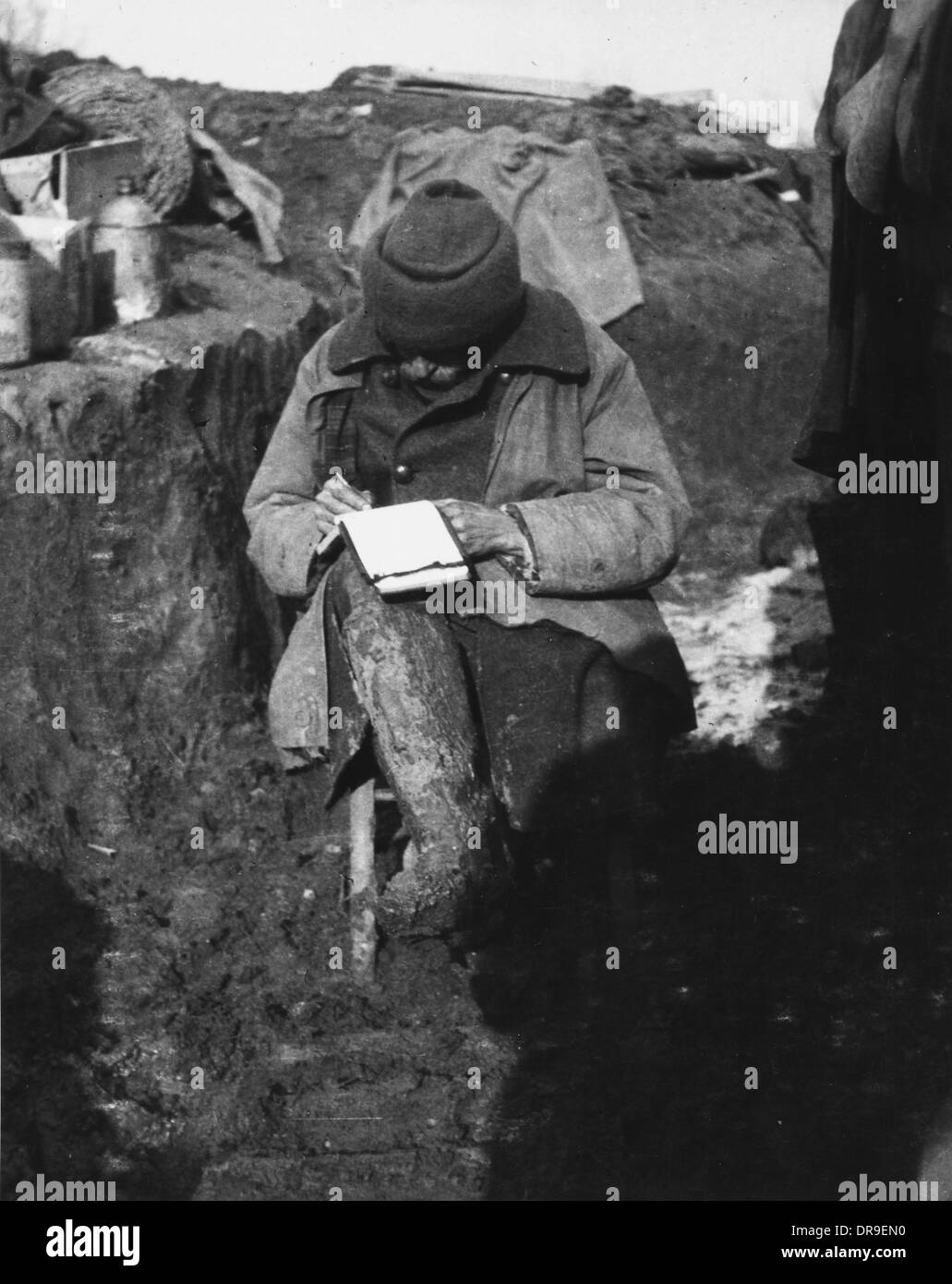 Letters ww1 trenches hi-res stock photography and images - Alamy