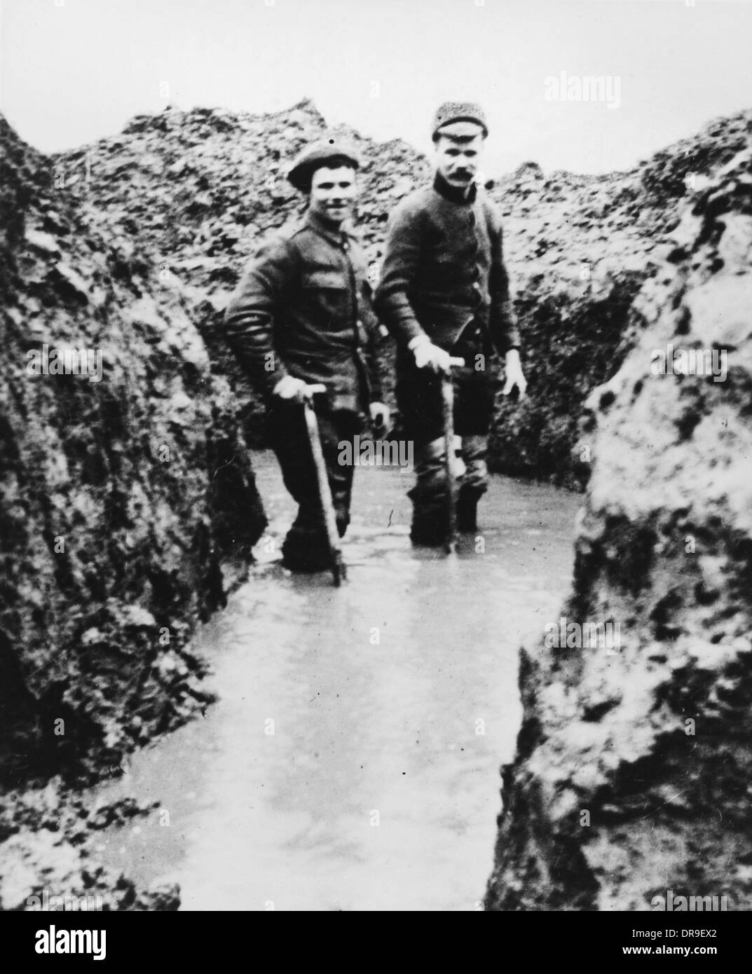 Flooded trench world war one hi-res stock photography and images - Alamy