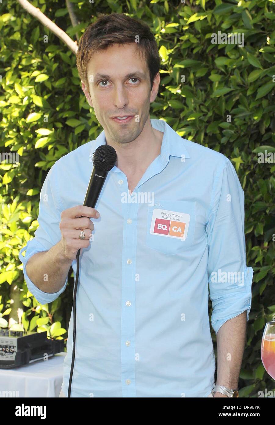 Philippe Phaneuf Equality of California Awards Kick-Off Garden Party ...