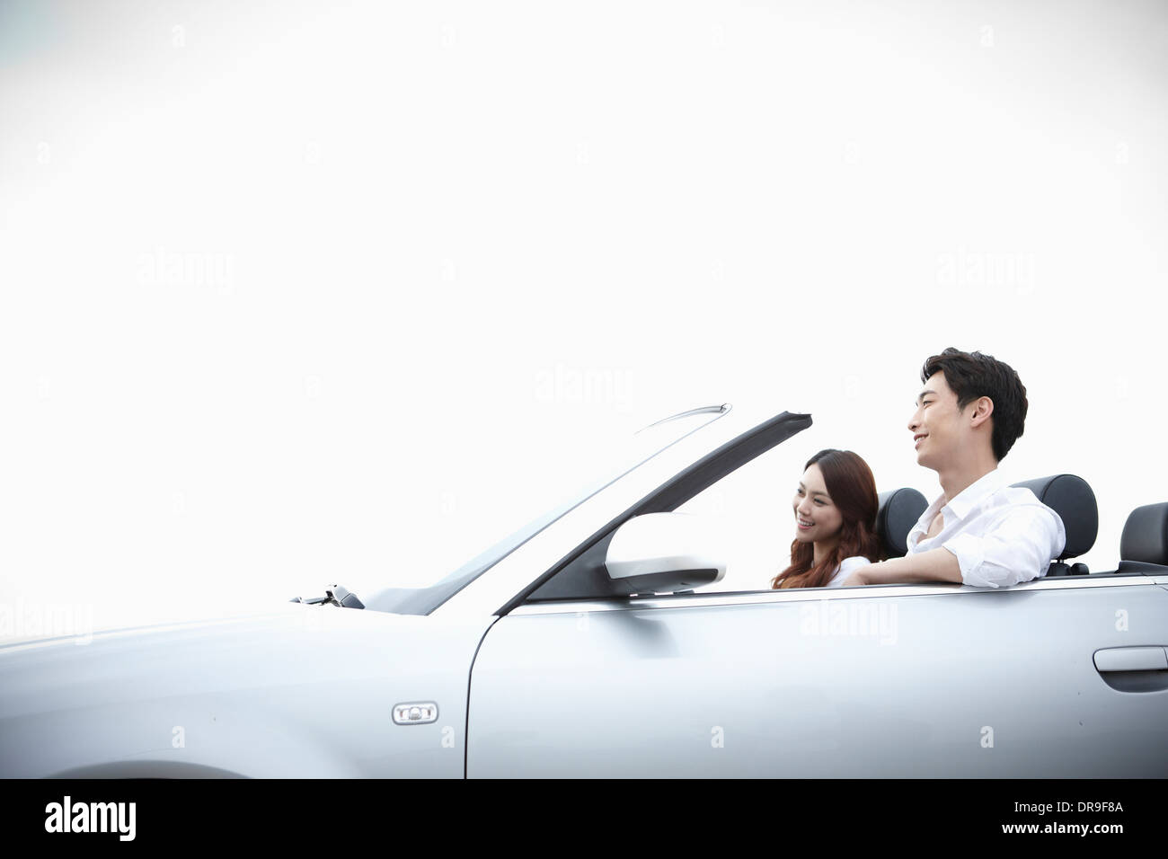 Convertible car road couple hi-res stock photography and images - Alamy