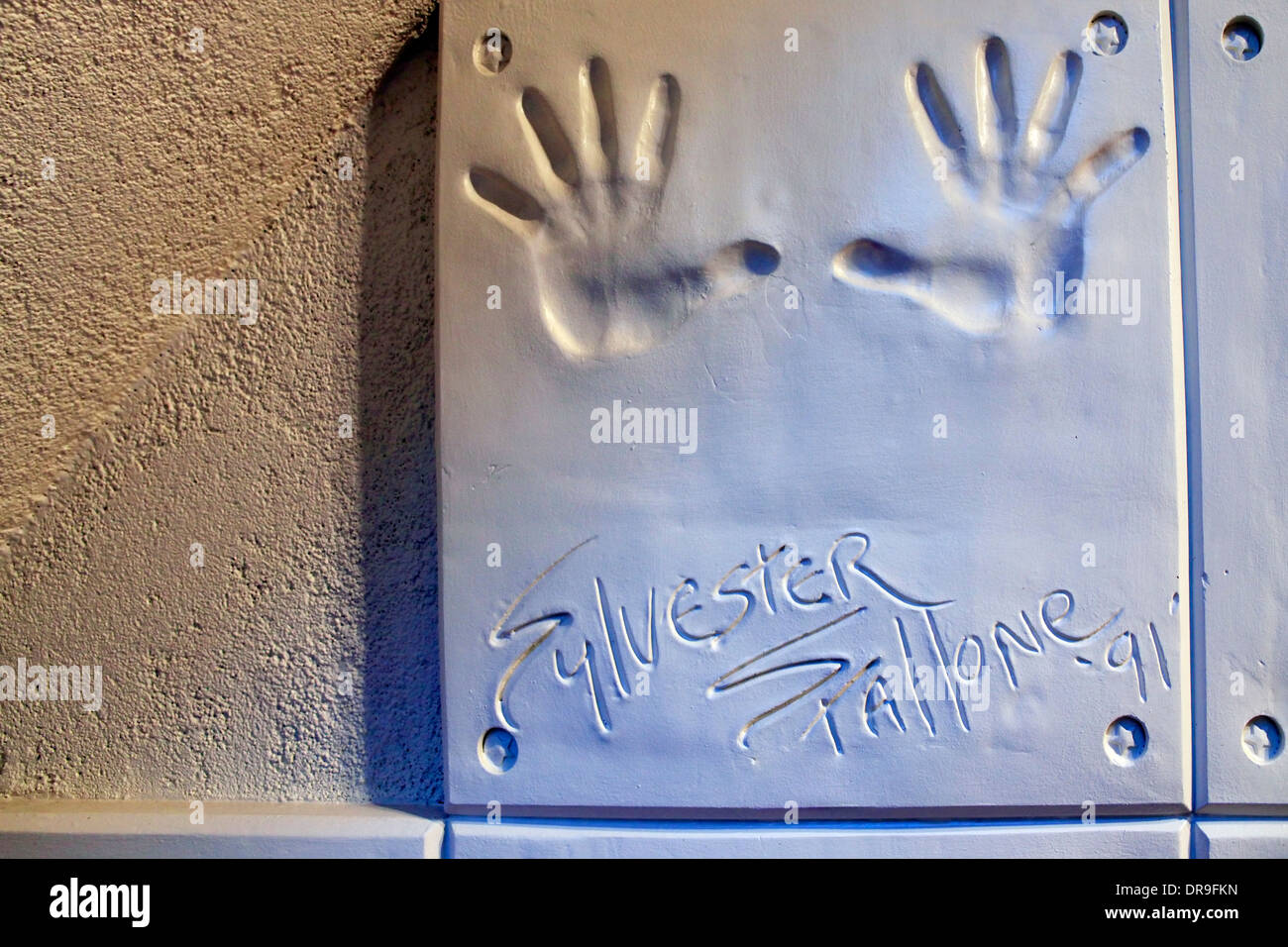 Famous handprints hi-res stock photography and images - Alamy