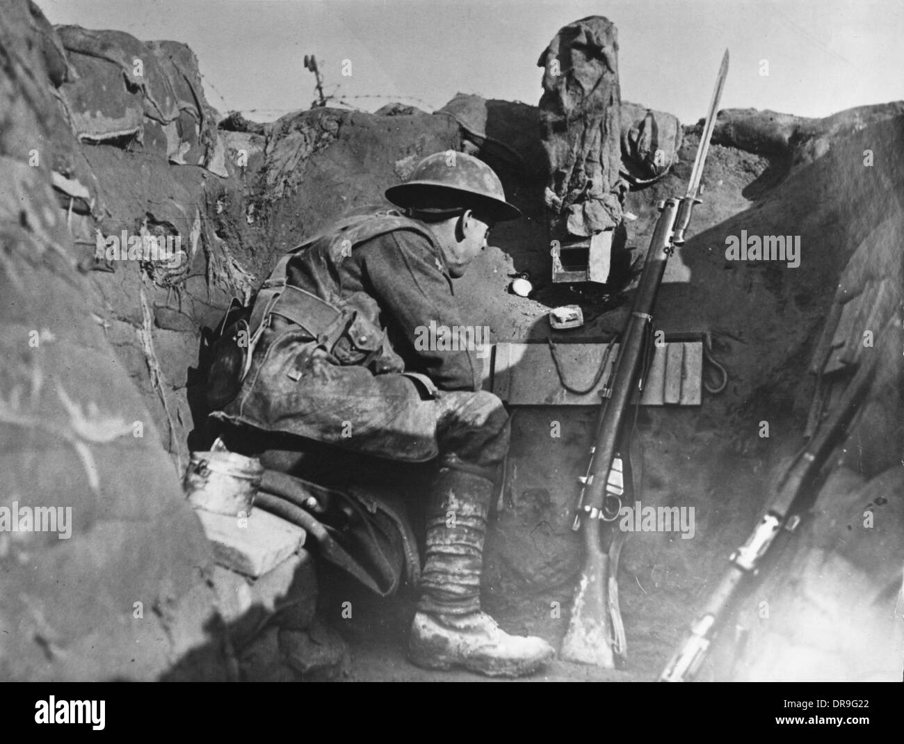 Look-out in 1917 Stock Photo - Alamy