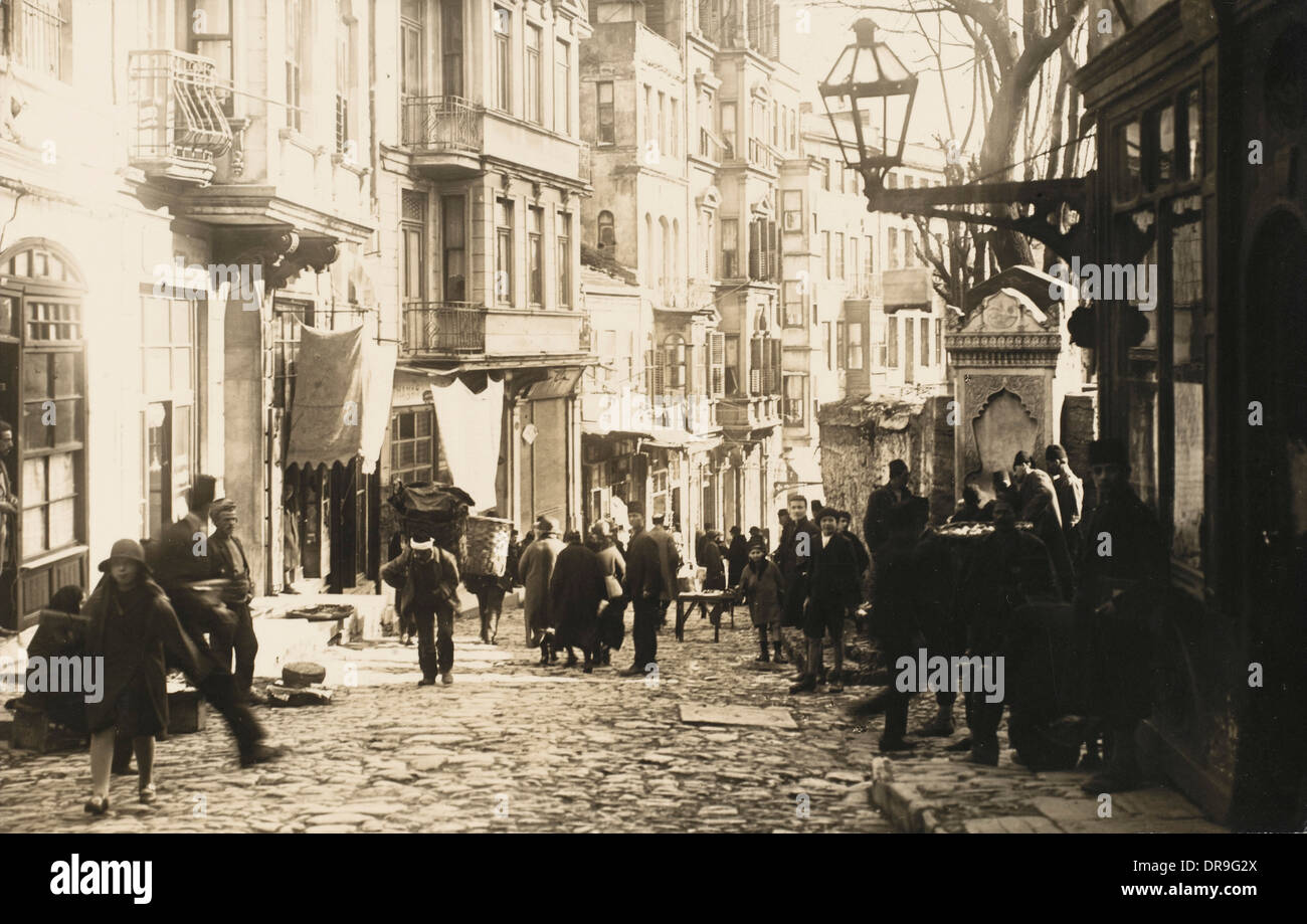 Street scene constantinople istanbul hi-res stock photography and ...
