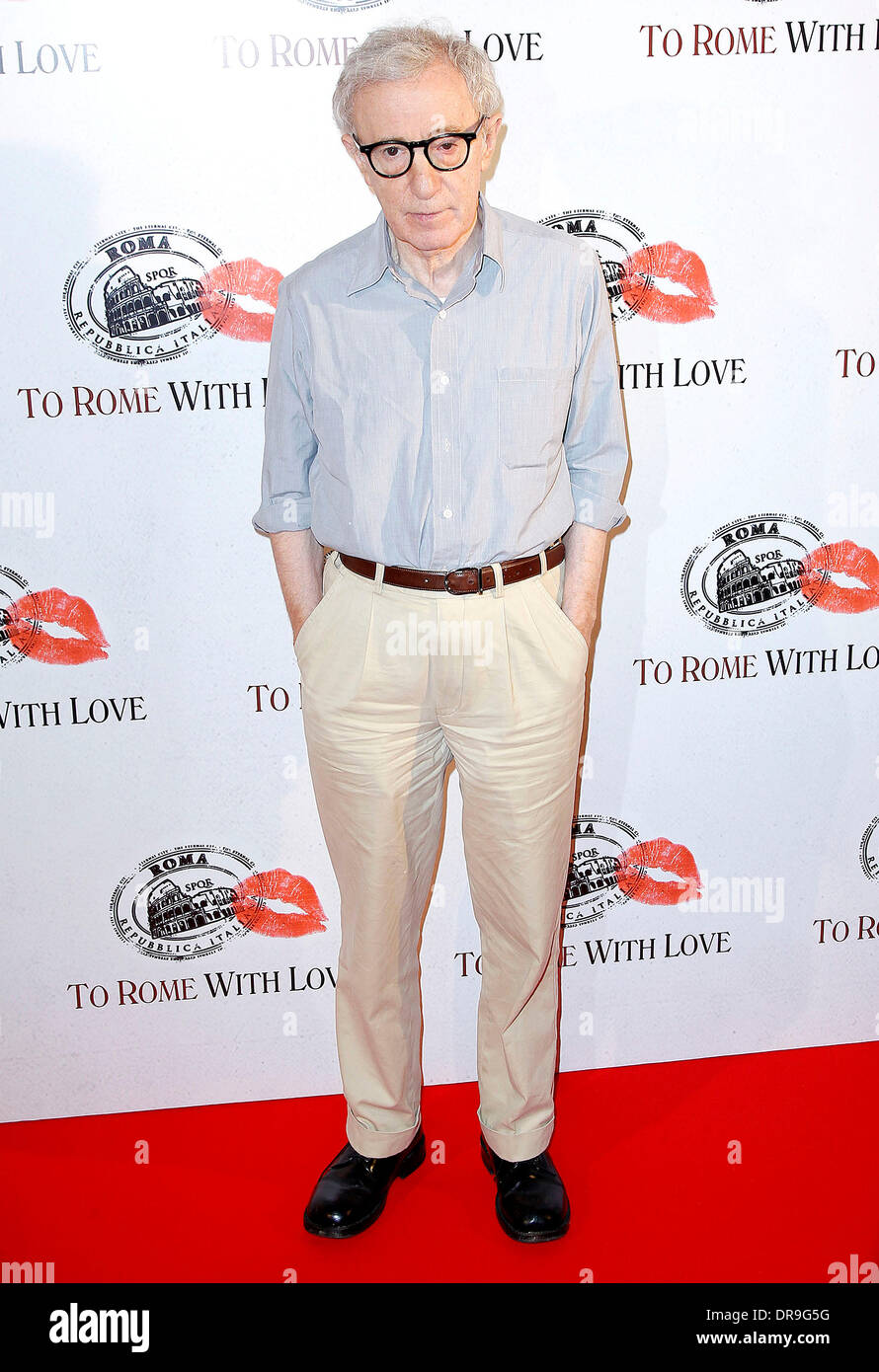 Woody Allen at the 'To Rome with love' film premiere at 'MK2 ...