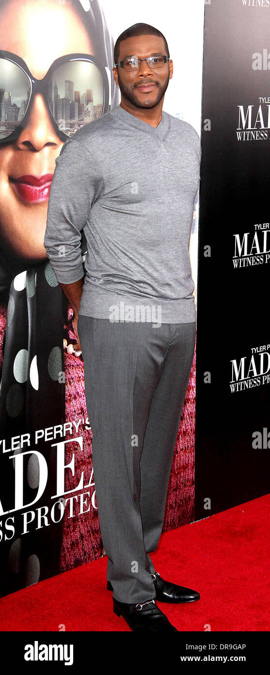 Tyler Perry, at 'Tyler Perry's Madea's Witness Protection' New York ...
