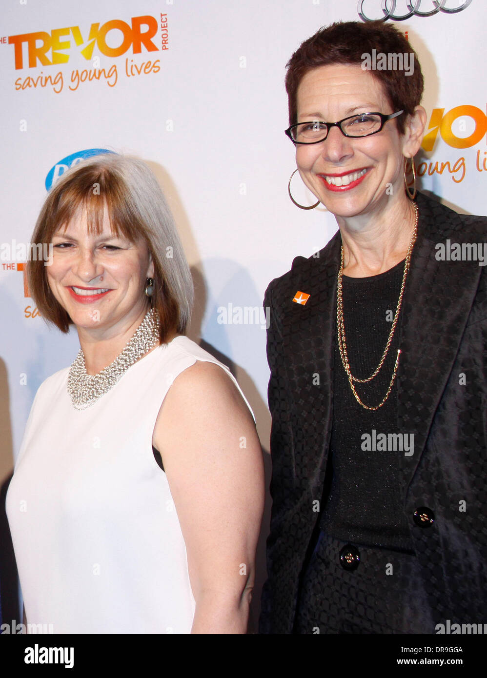 Peggy Rajski and Abbe Land 'The Trevor Project's Trevor Live' benefit ...
