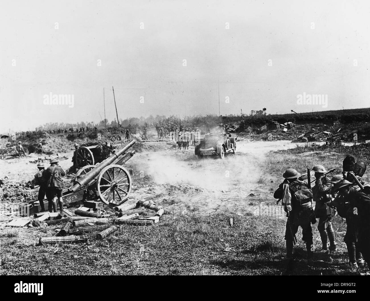 British front in France in 1918 Stock Photo - Alamy
