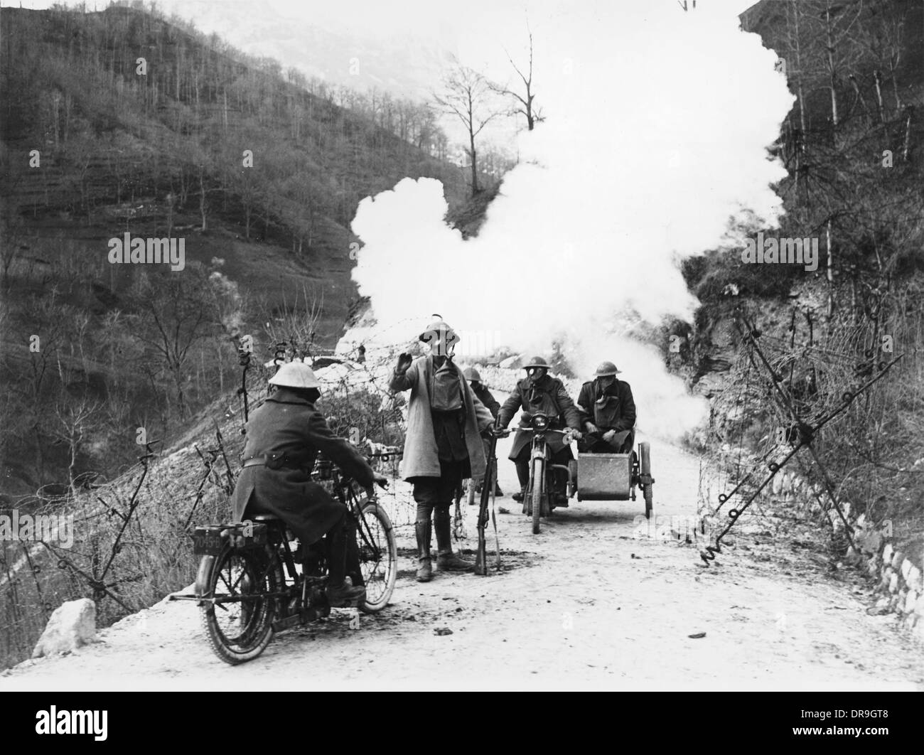 British front in France in 1918 Stock Photo - Alamy