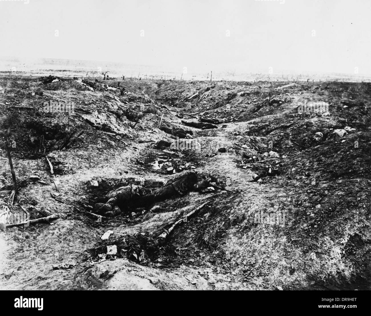 German trench 1918 Stock Photo - Alamy