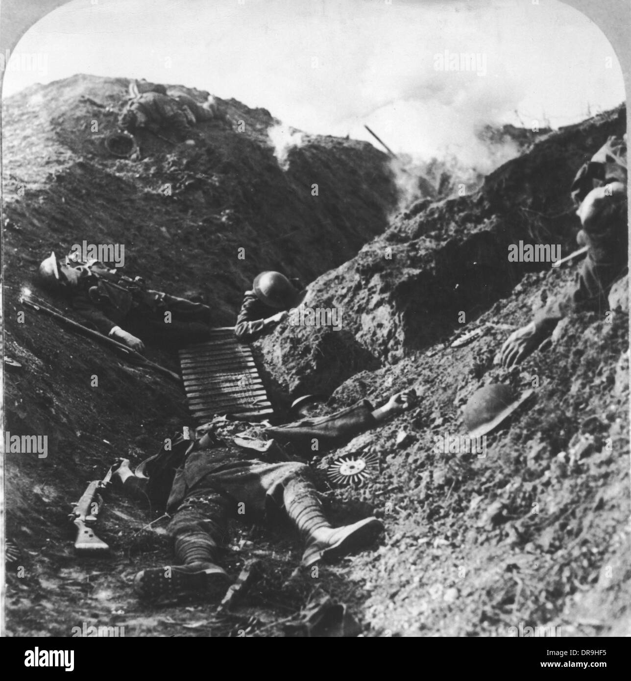 British front in France 1918 Stock Photo - Alamy