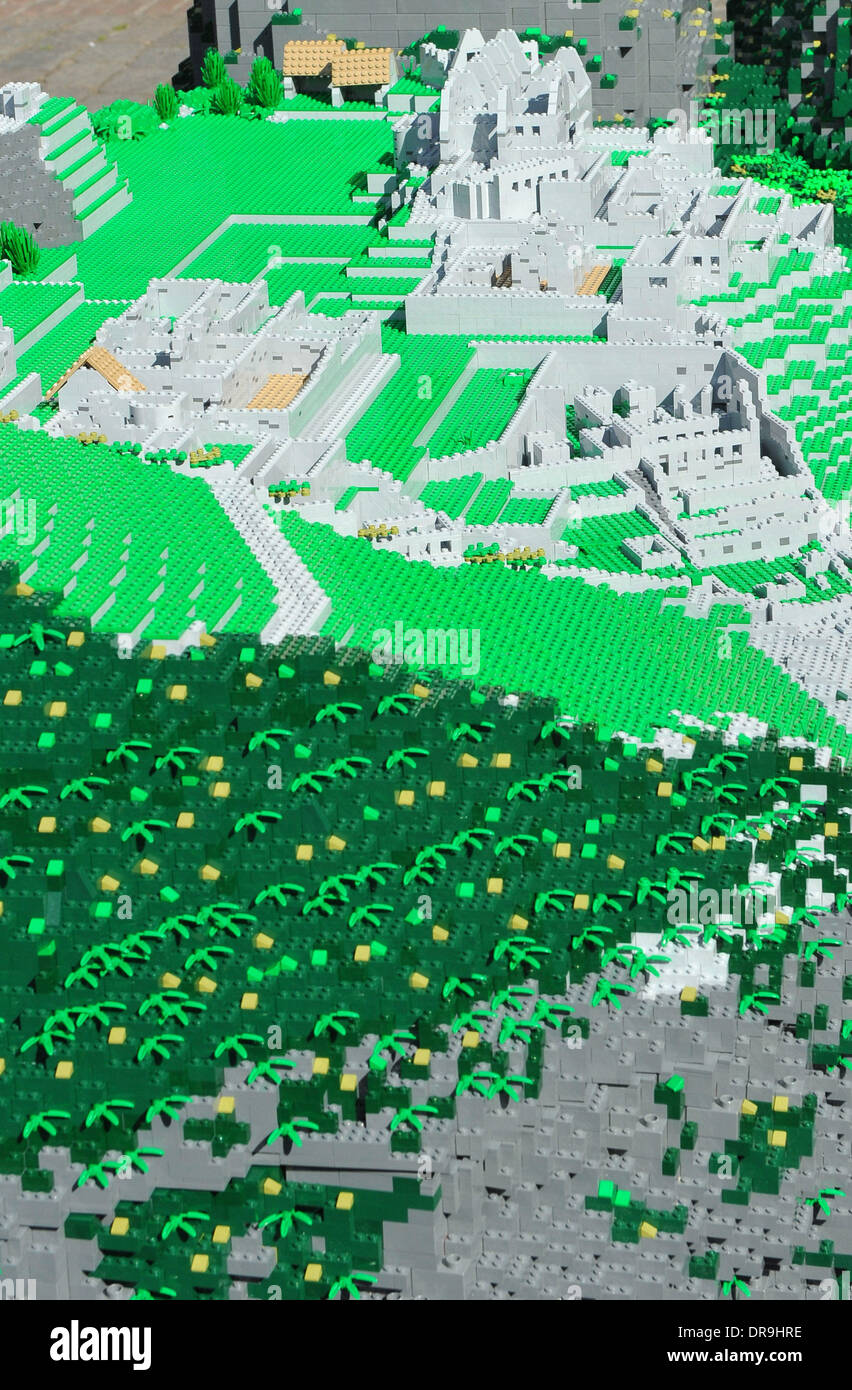 Atmosphere The world famous Machu Picchu site was brought to life today ...