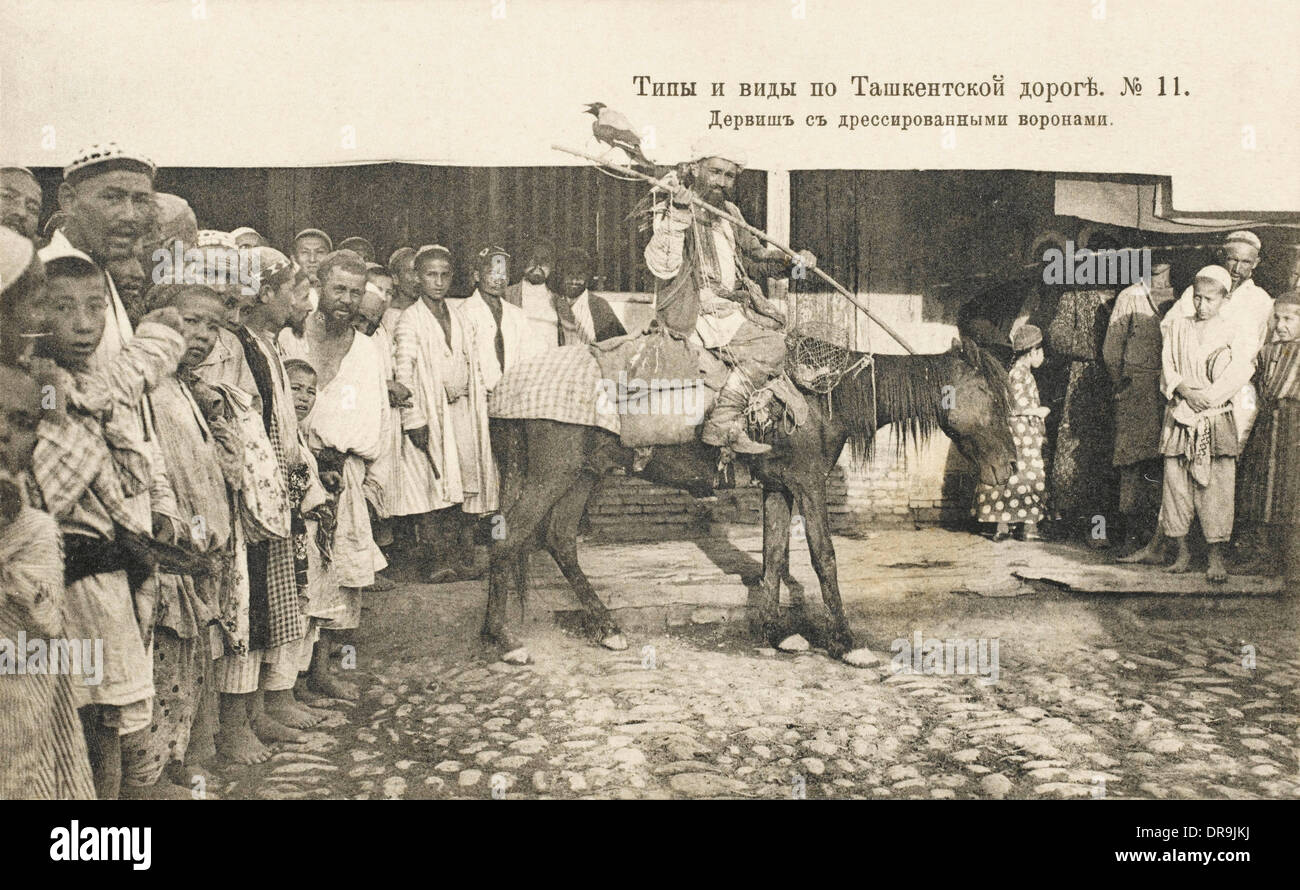 Wandering Russian Shaman or Dervish Stock Photo - Alamy