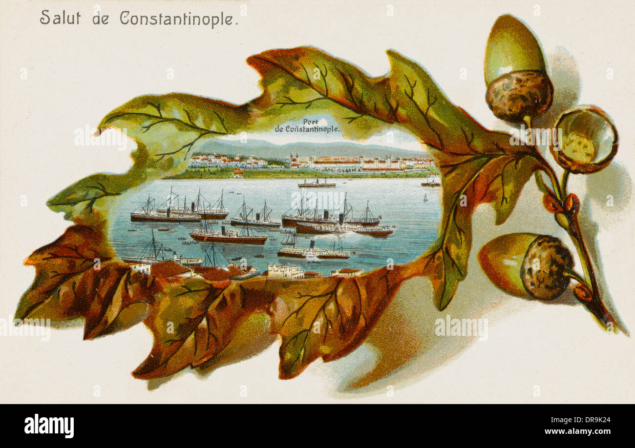 The port of Constantinople Stock Photo - Alamy