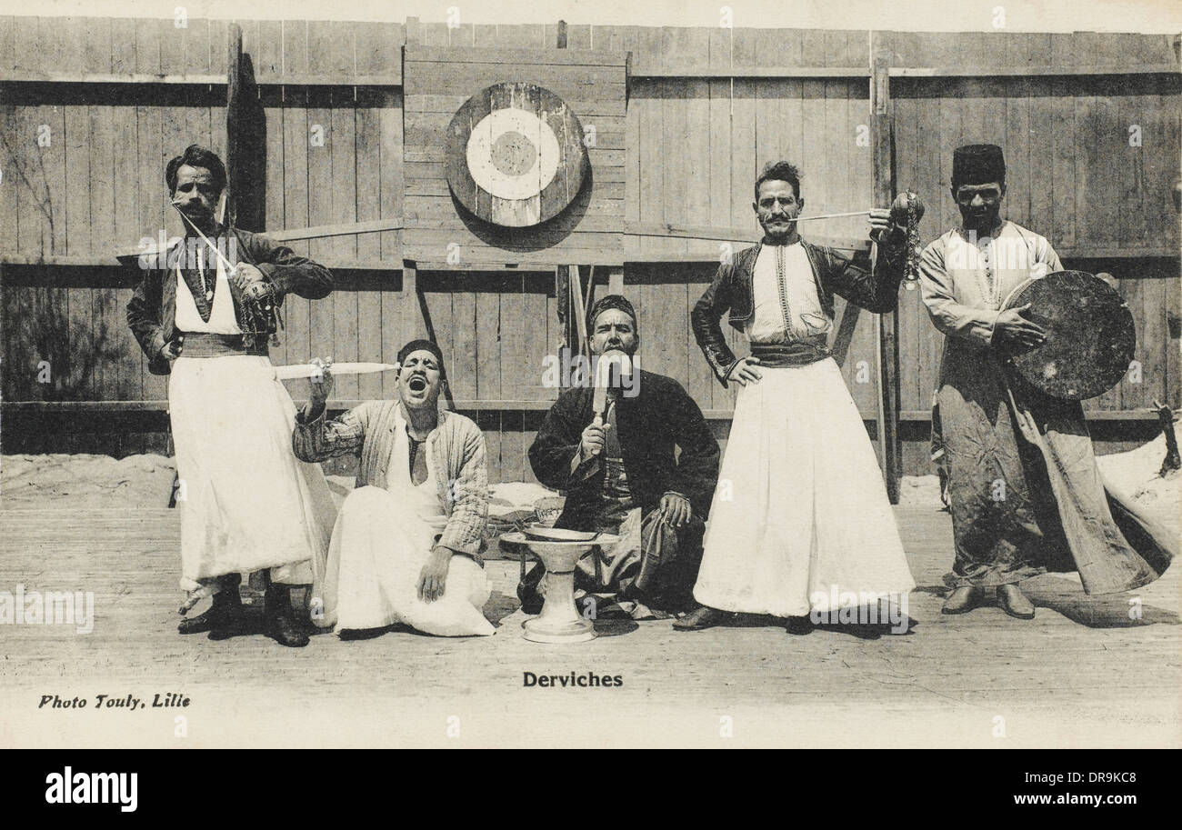 Middle Eastern Dervish Group Stock Photo - Alamy