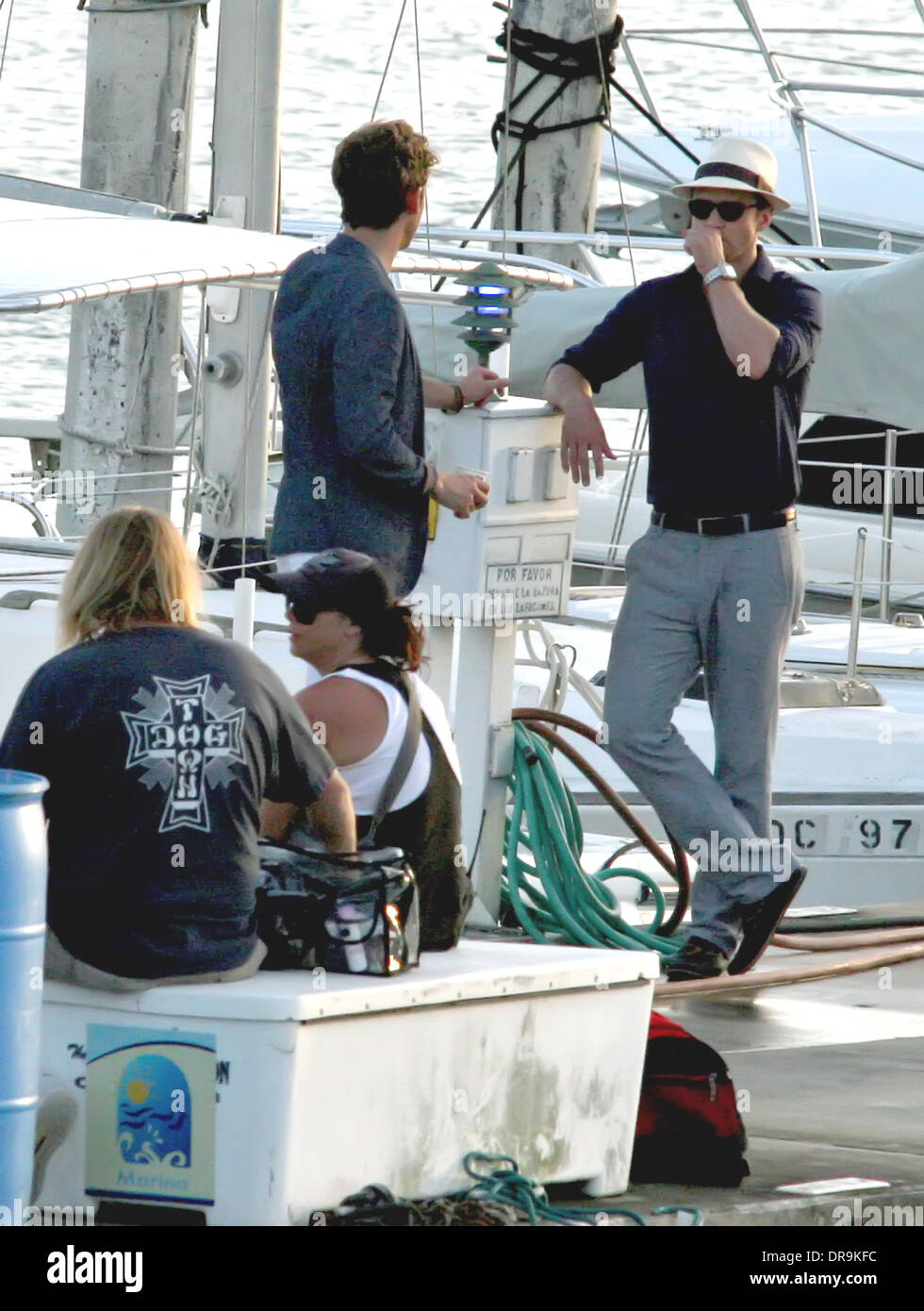Justin Timberlake filming on location for his new movie 'Runner, Runner ...