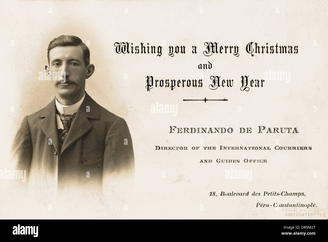 Turkish Christmas Card Stock Photo - Alamy