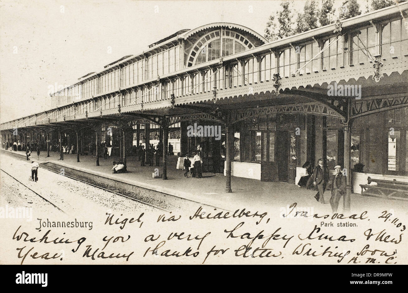Park Railway Station, Johannesburg Stock Photo - Alamy
