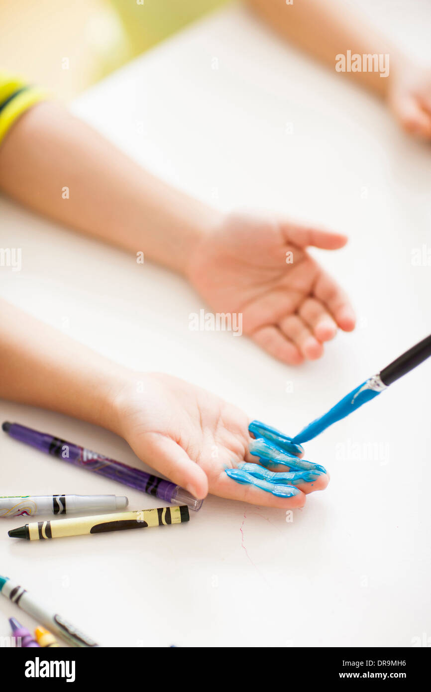 Finger coloring hi-res stock photography and images - Alamy