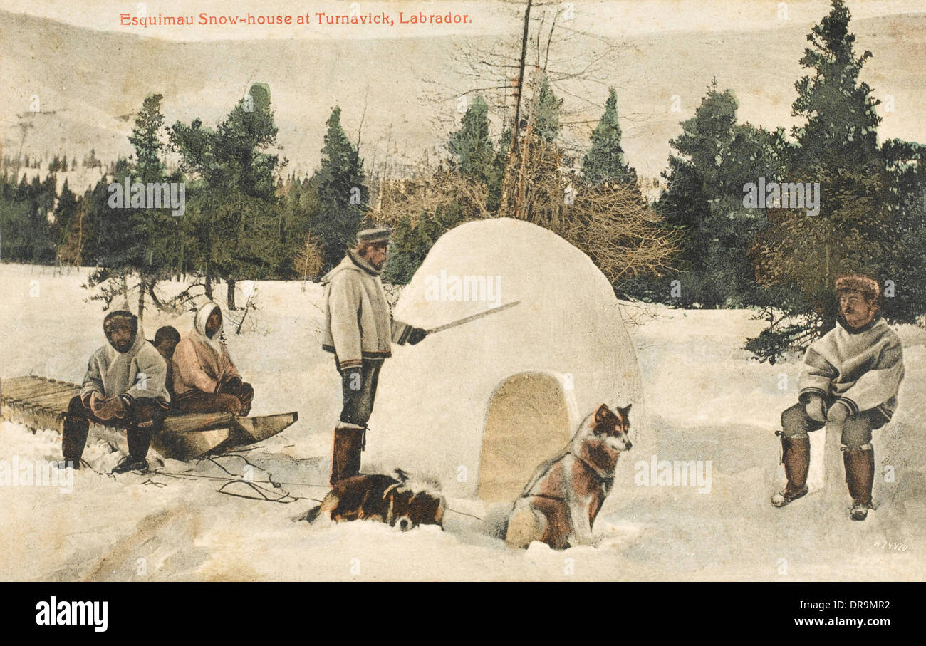 Labrador Eskimo Snow-house Stock Photo: 65982086 - Alamy