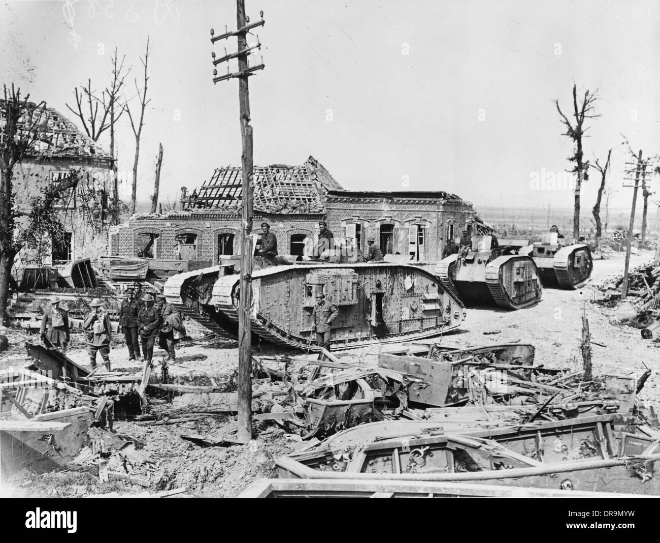 Capture of Meaulte 1918 Stock Photo - Alamy