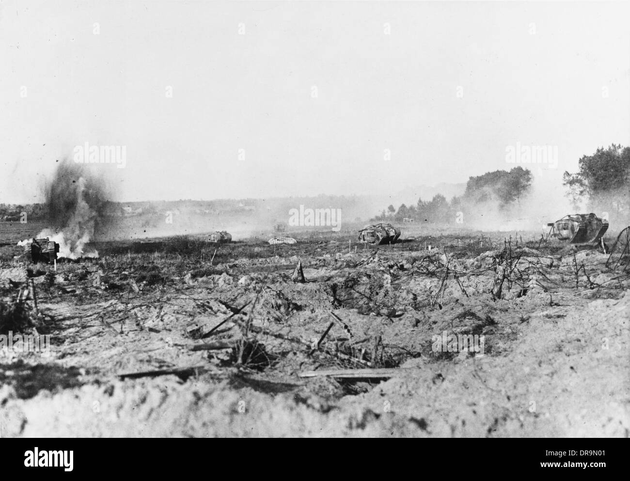 Mark v tank ww1 Black and White Stock Photos & Images - Alamy