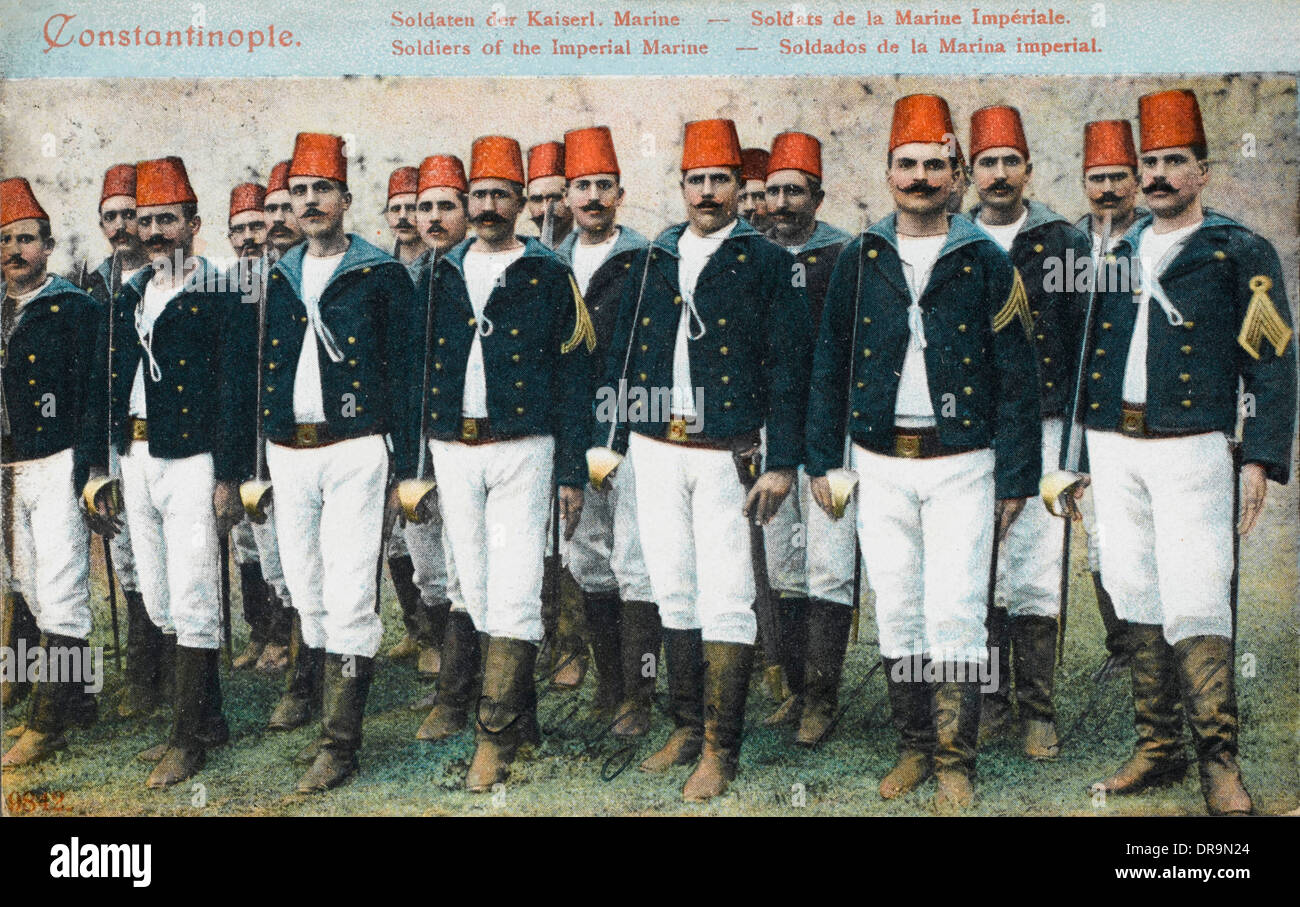 Marines of the Turkish Navy Stock Photo - Alamy