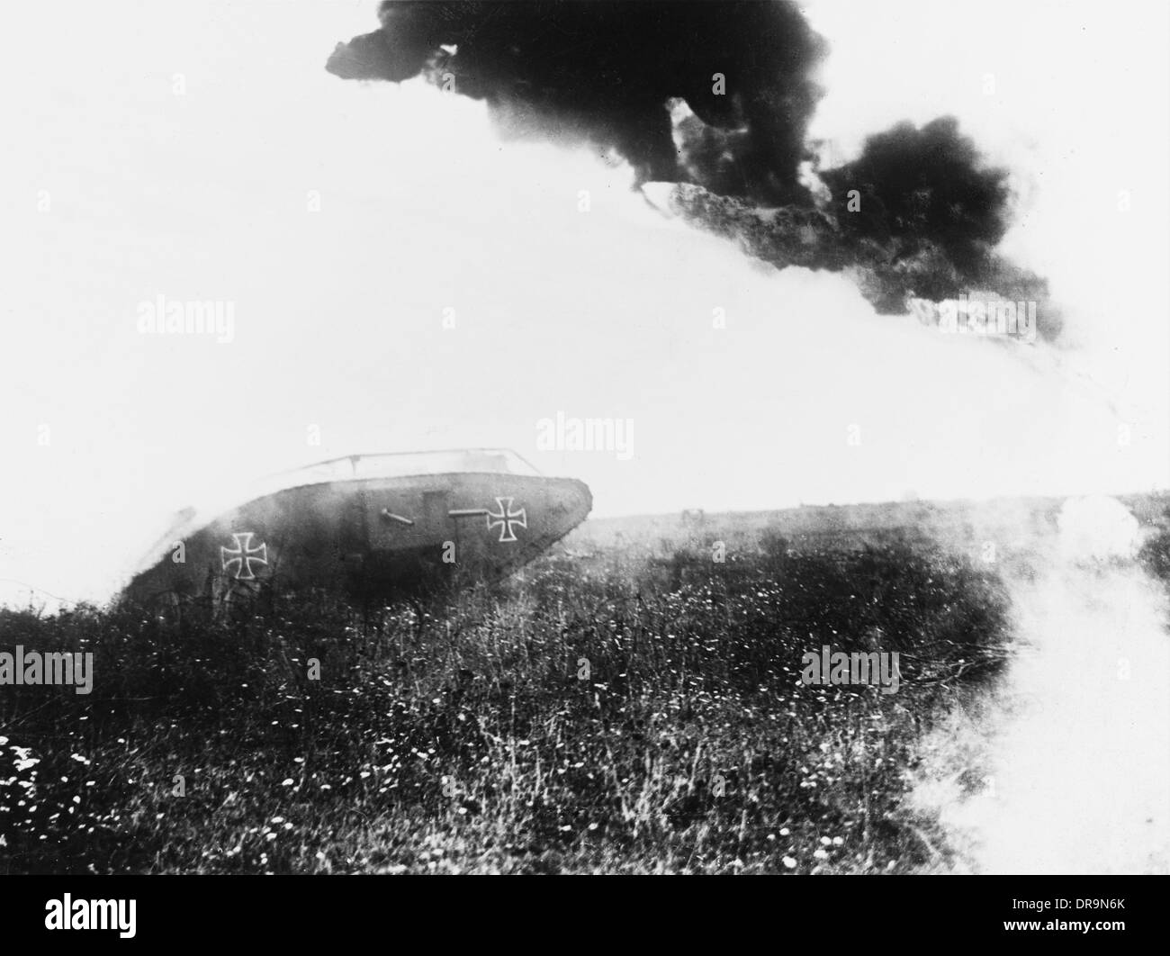 German Tank, 1918 Stock Photo - Alamy