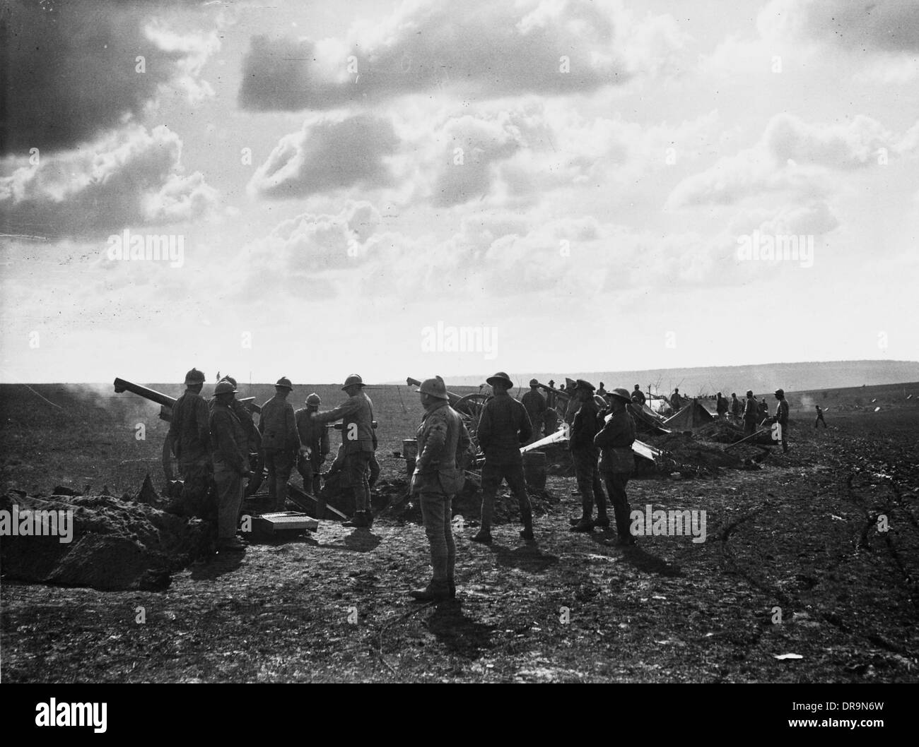 British Front in France, 1918 Stock Photo - Alamy