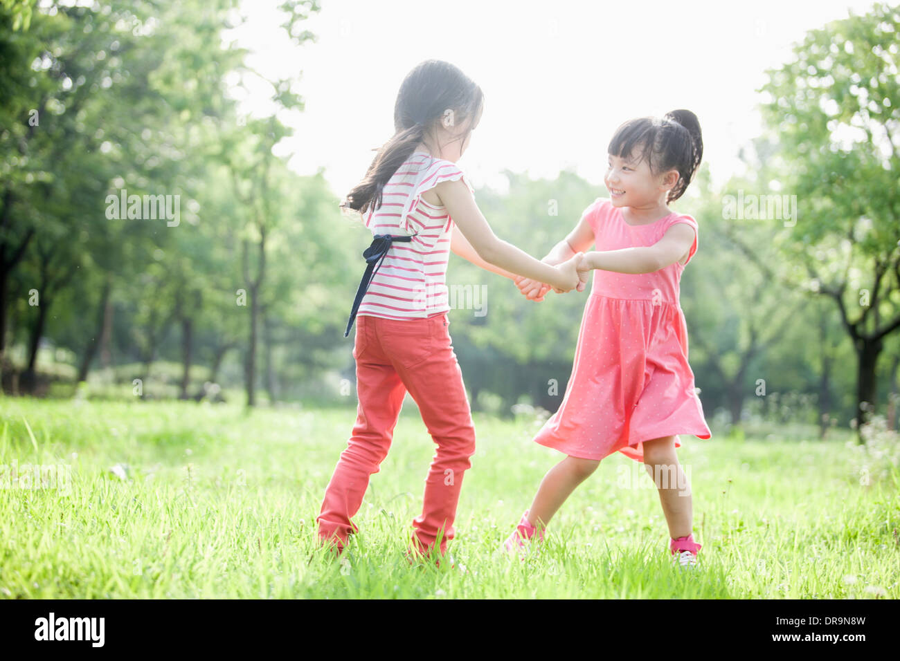 kids playing in the nature Stock Photo - Alamy