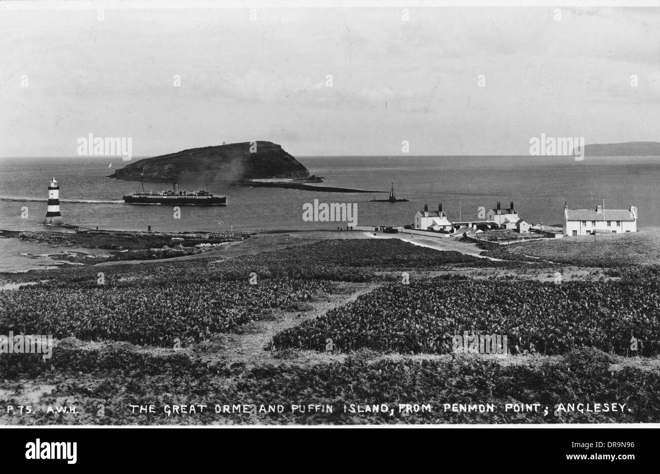 Great Orme and Puffin Island, Anglesey Stock Photo - Alamy