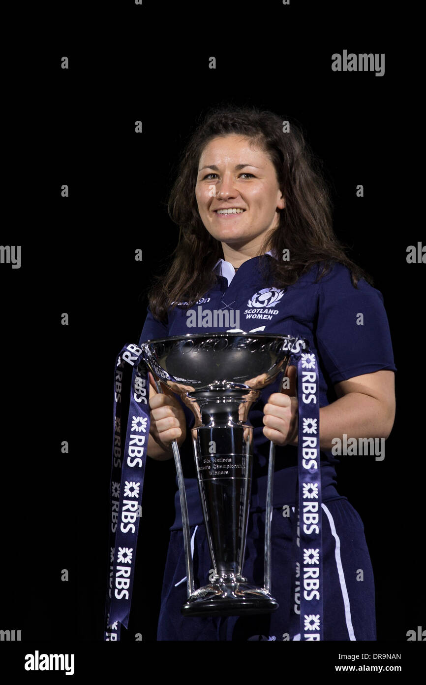 Rugby union scotland captains press hi-res stock photography and images ...