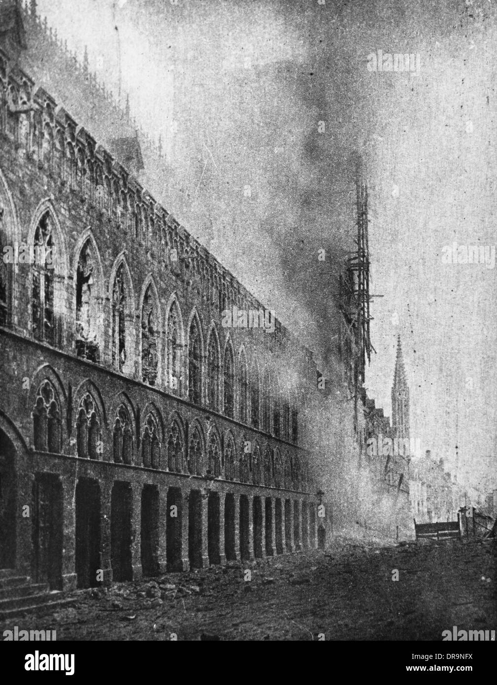 World War I bomb damage Stock Photo - Alamy