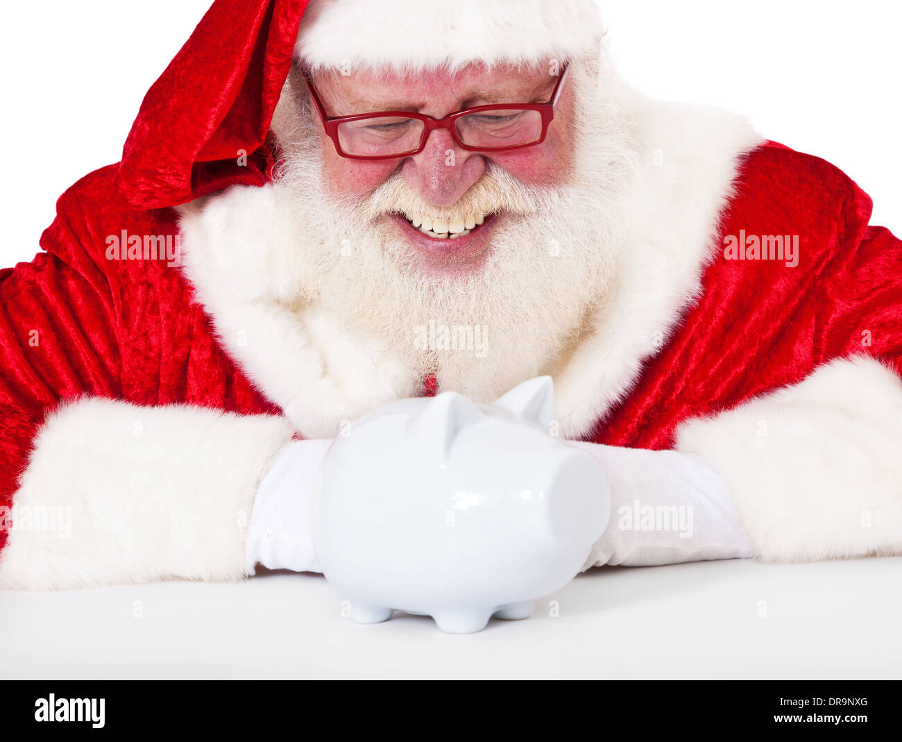 Santa Clause in authentic look. All on white background Stock Photo - Alamy