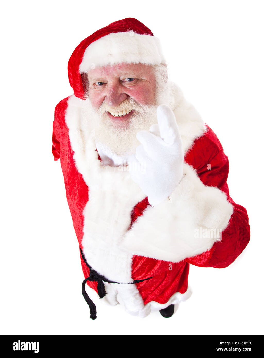 Santa Clause in authentic look. All on white background Stock Photo - Alamy