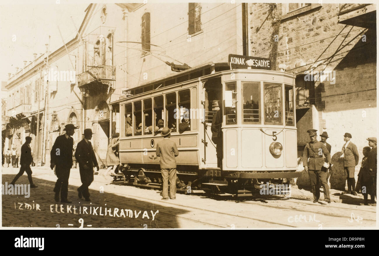 Izmir, Turkey - Electric Tramway Stock Photo - Alamy