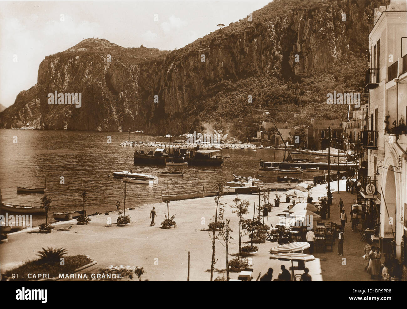 Grand Harbour/Marina - Island of Capri Stock Photo - Alamy