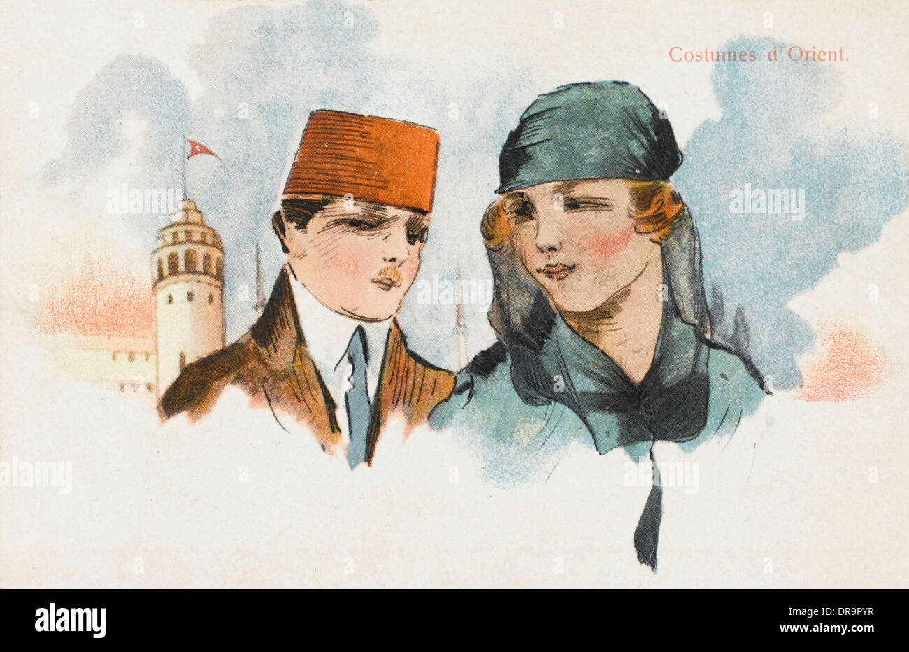 Turkish man and woman - modern style Stock Photo - Alamy