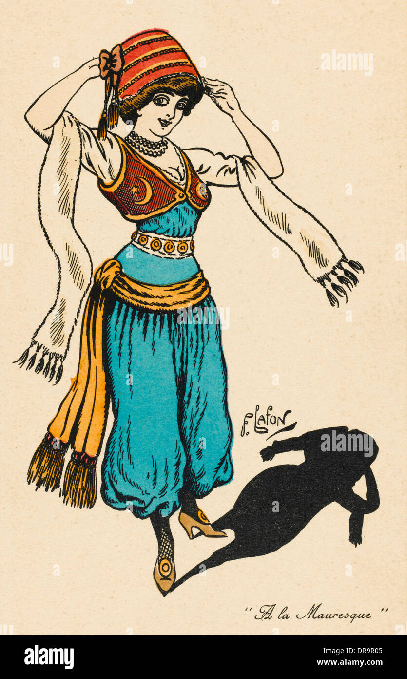 Turkish Girl - Moorish Stock Photo - Alamy