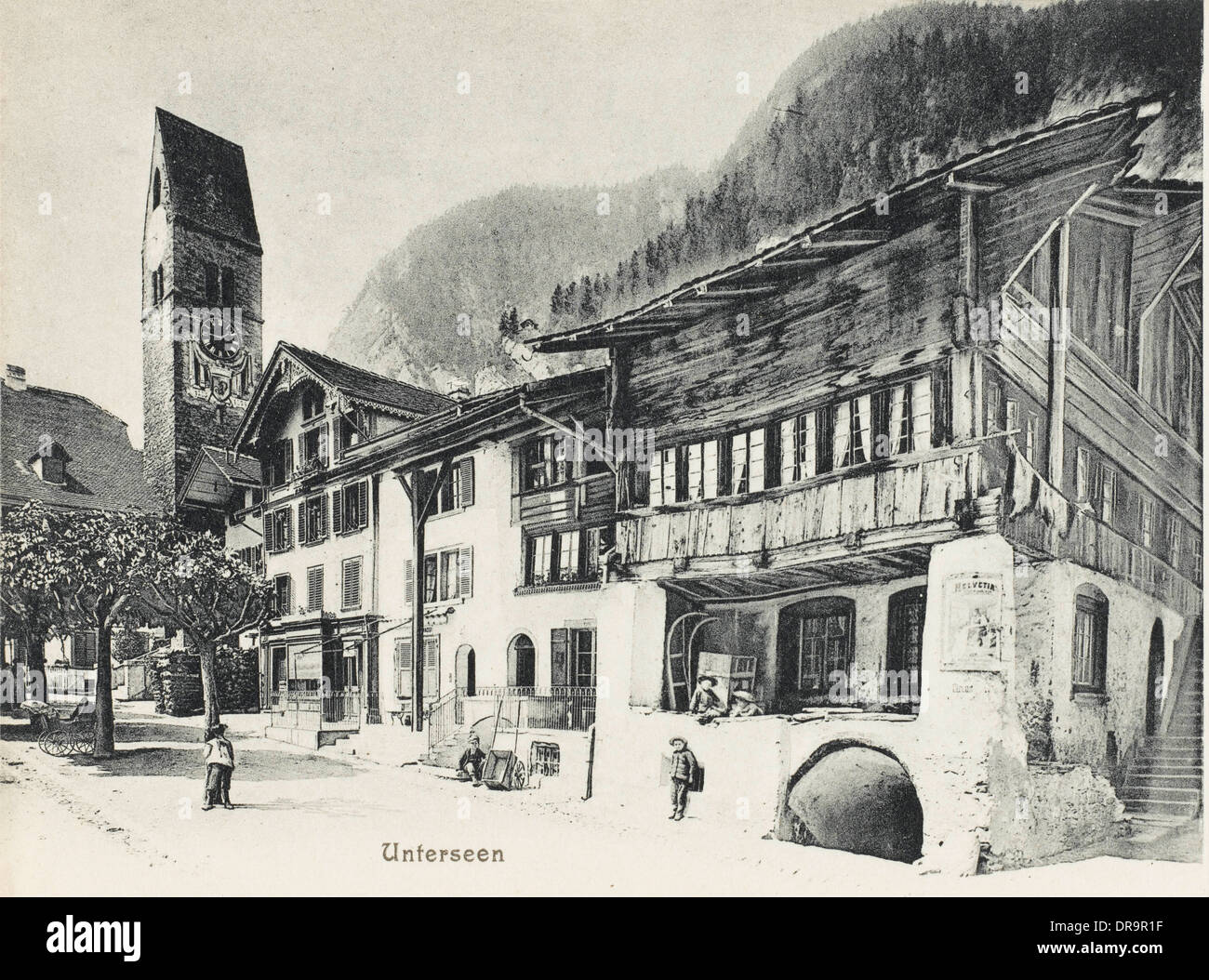 Switzerland - Unterseen Stock Photo - Alamy