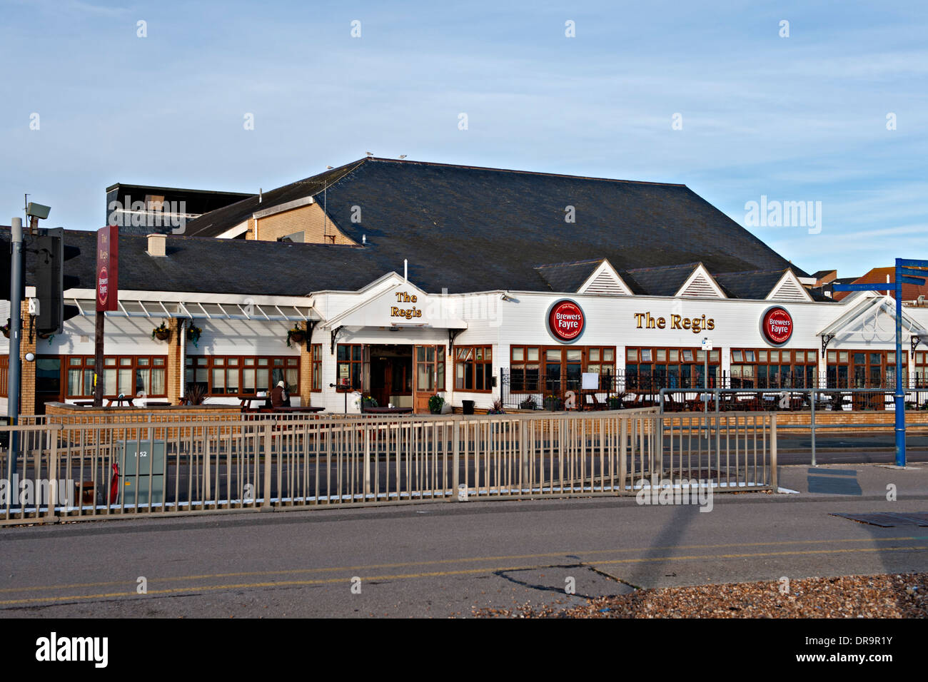 The Regis bar and restaurant at Bognor Regis, West Sussex, UK Stock ...