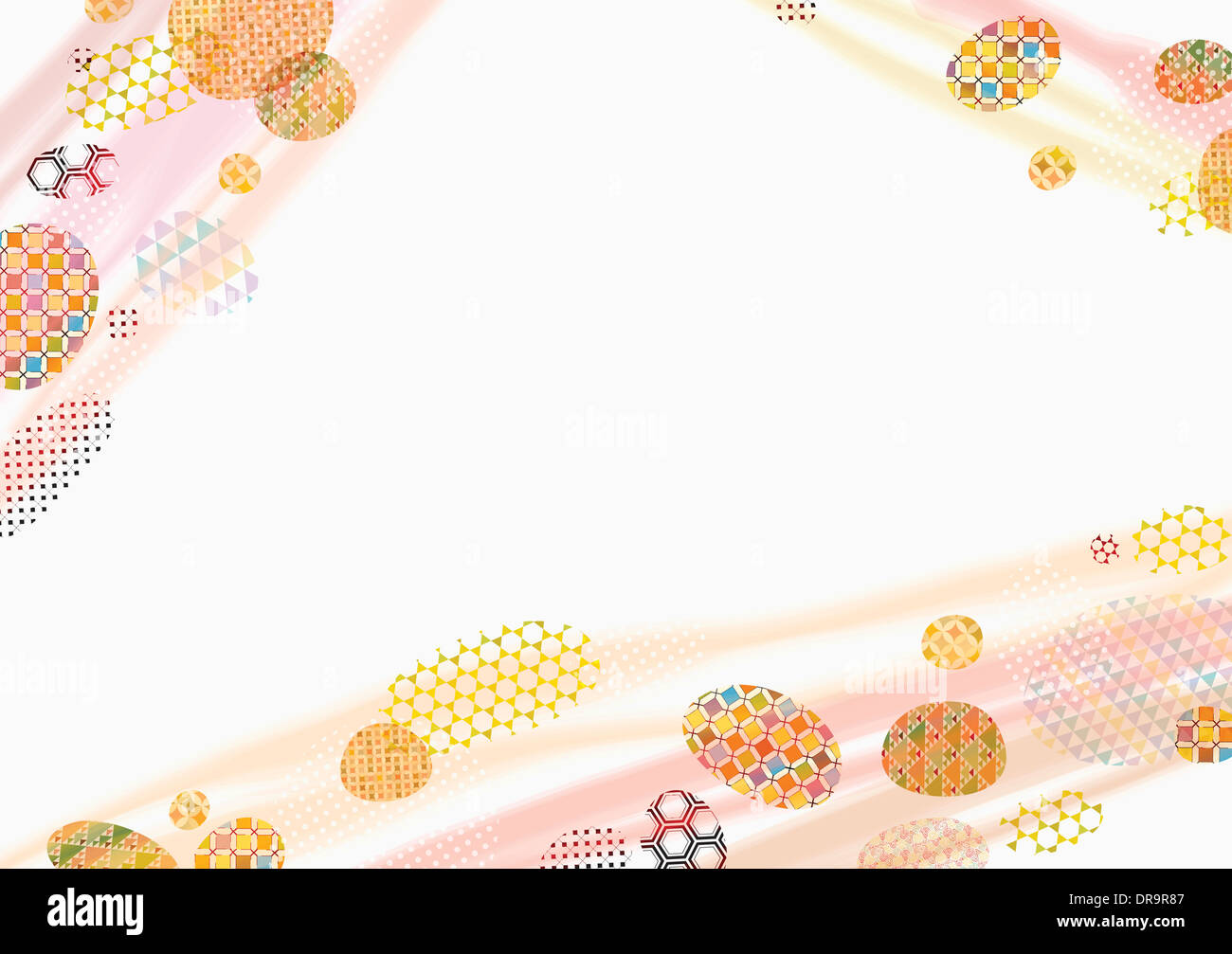 illustration card template with unique design Stock Photo - Alamy