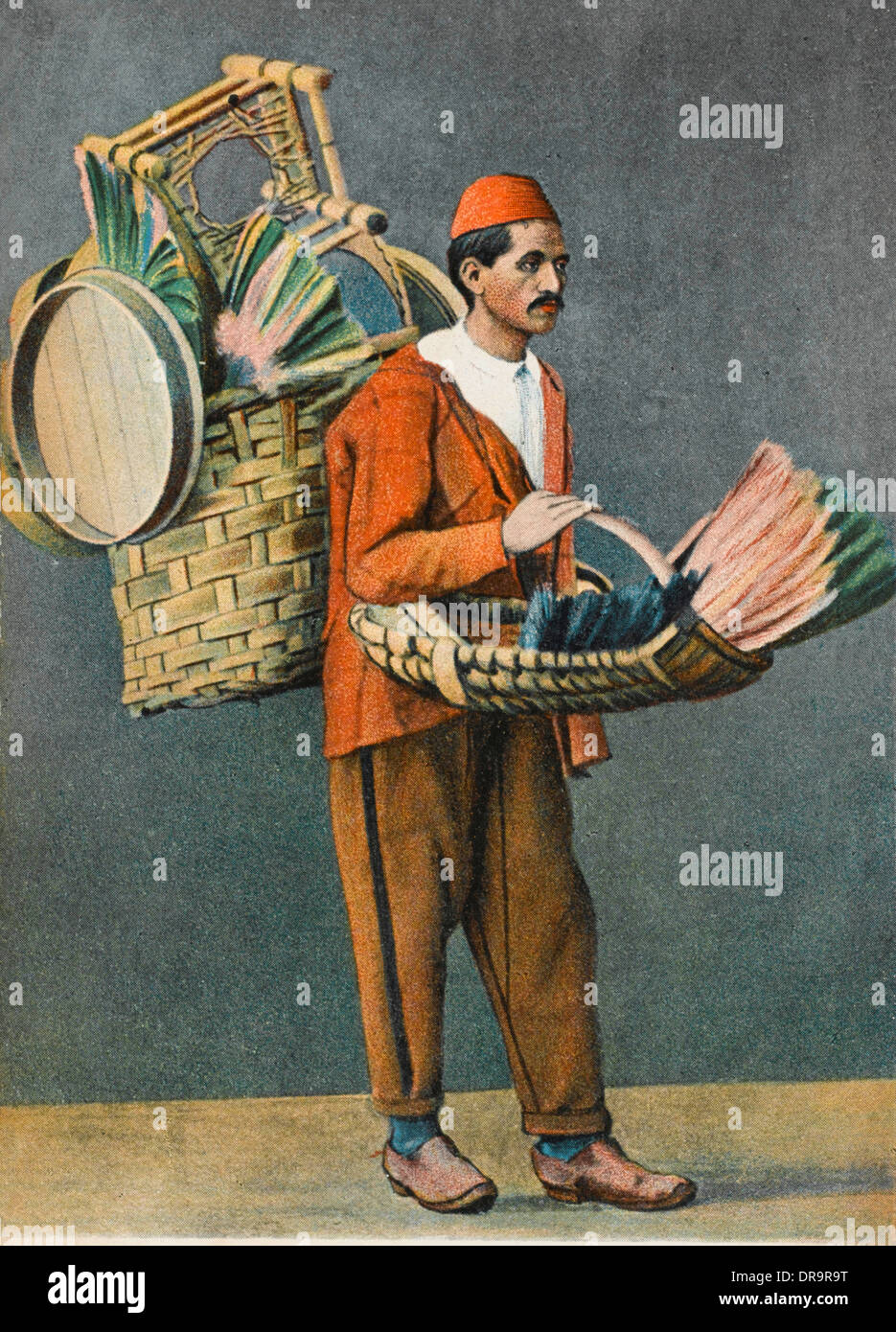 Cooking Utensil Salesman Stock Photo - Alamy