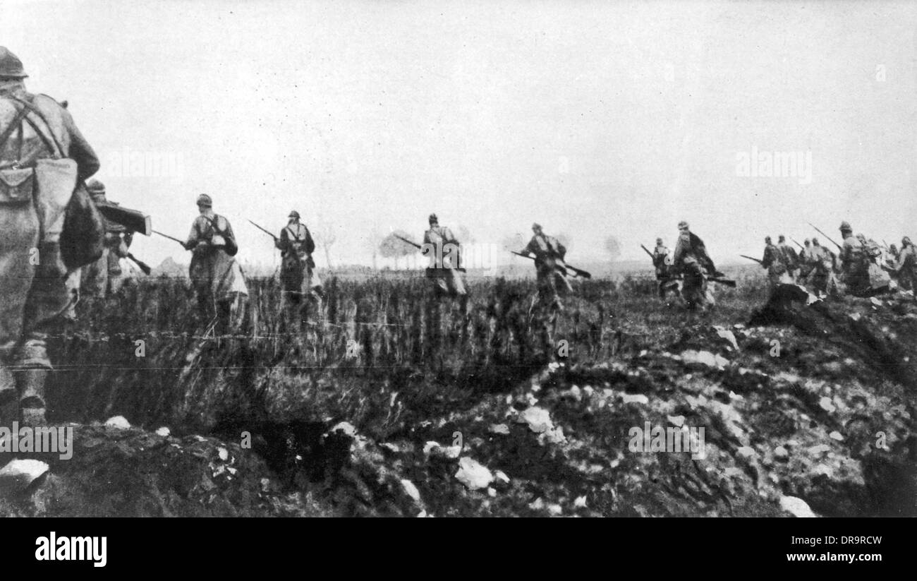 French Front 1915 Stock Photo - Alamy