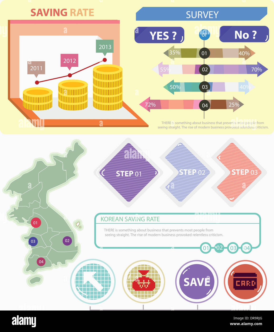 illustration of survey info graphic Stock Photo - Alamy