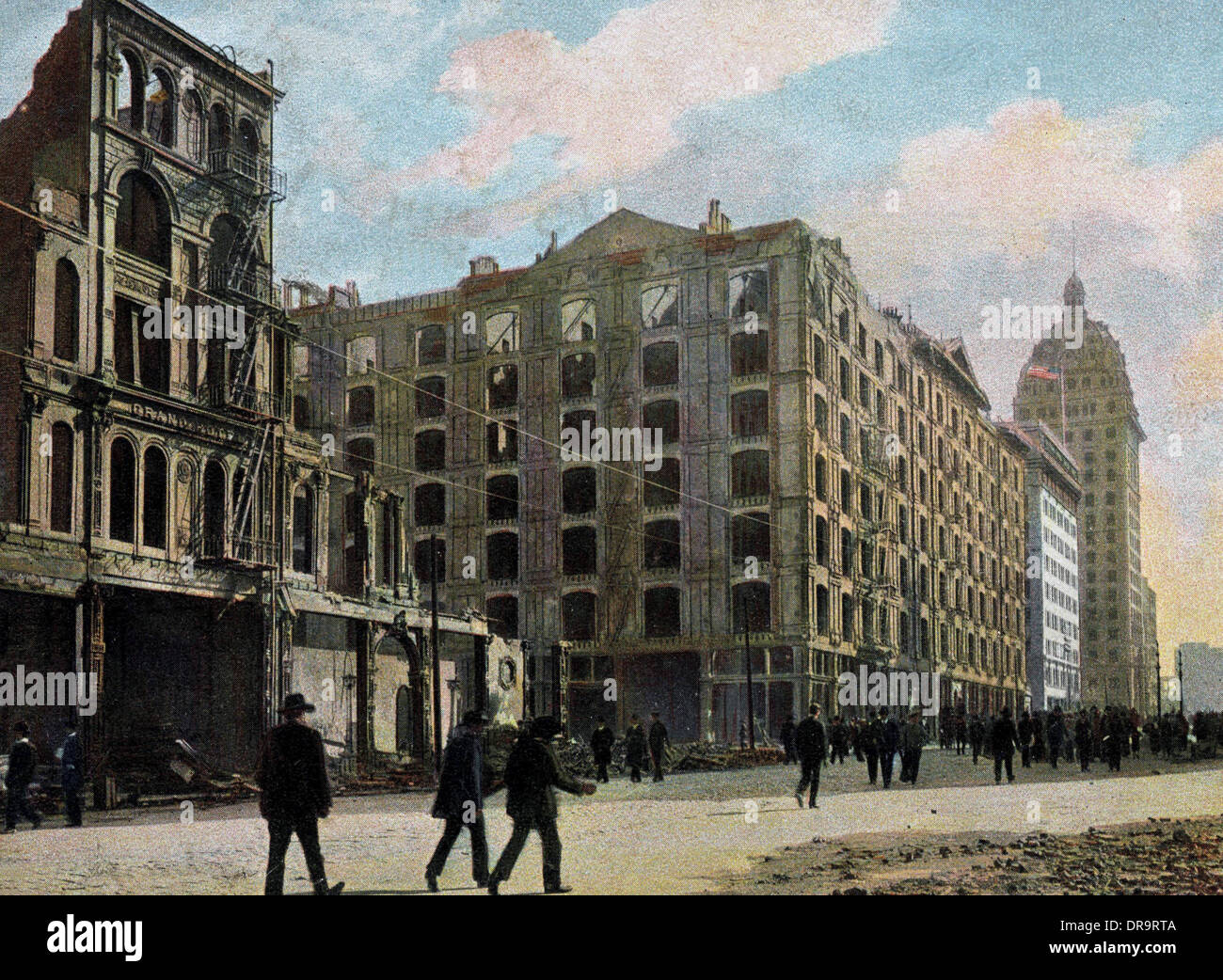 San Francisco earthquake 1906 Stock Photo - Alamy